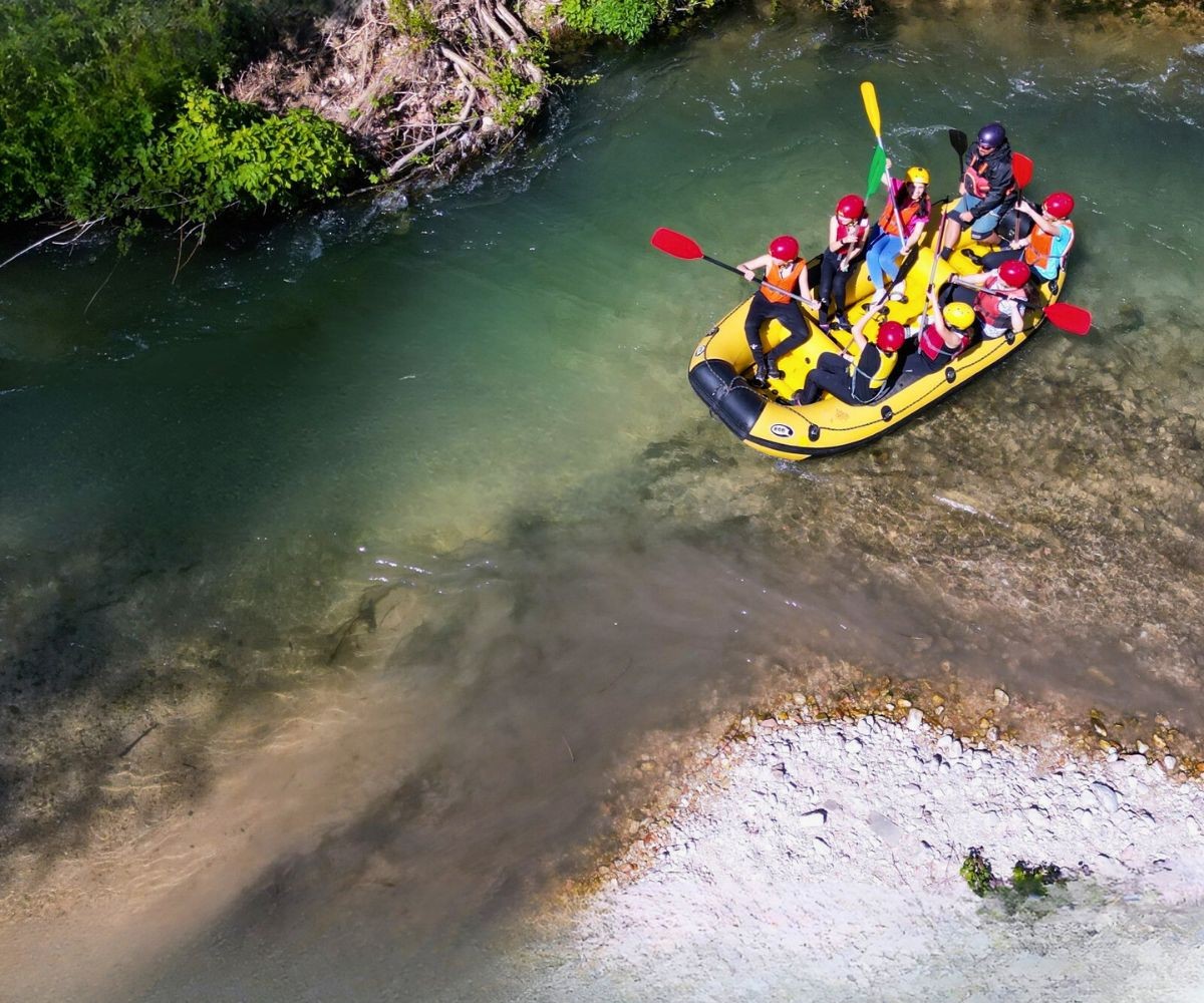 Soft Rafting Nera River in Perugia