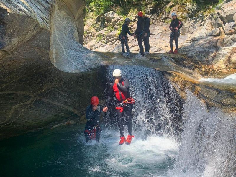 Canyoning in Lenno Val Perlana, Lake Como