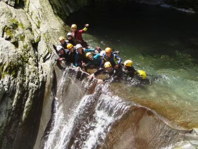 Canyoning in Lenno Val Perlana, Lake Como