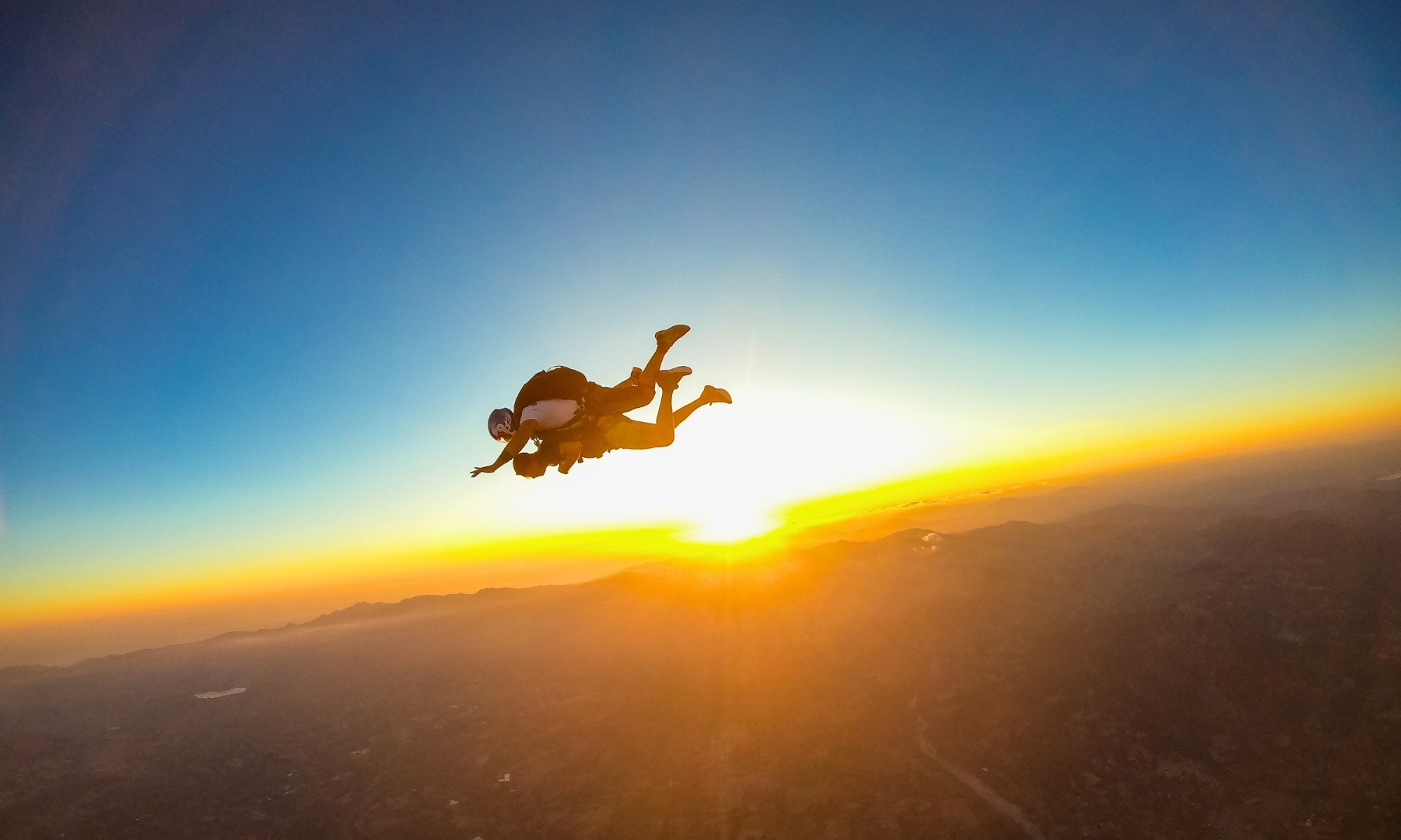 Tandem skydive in Rome